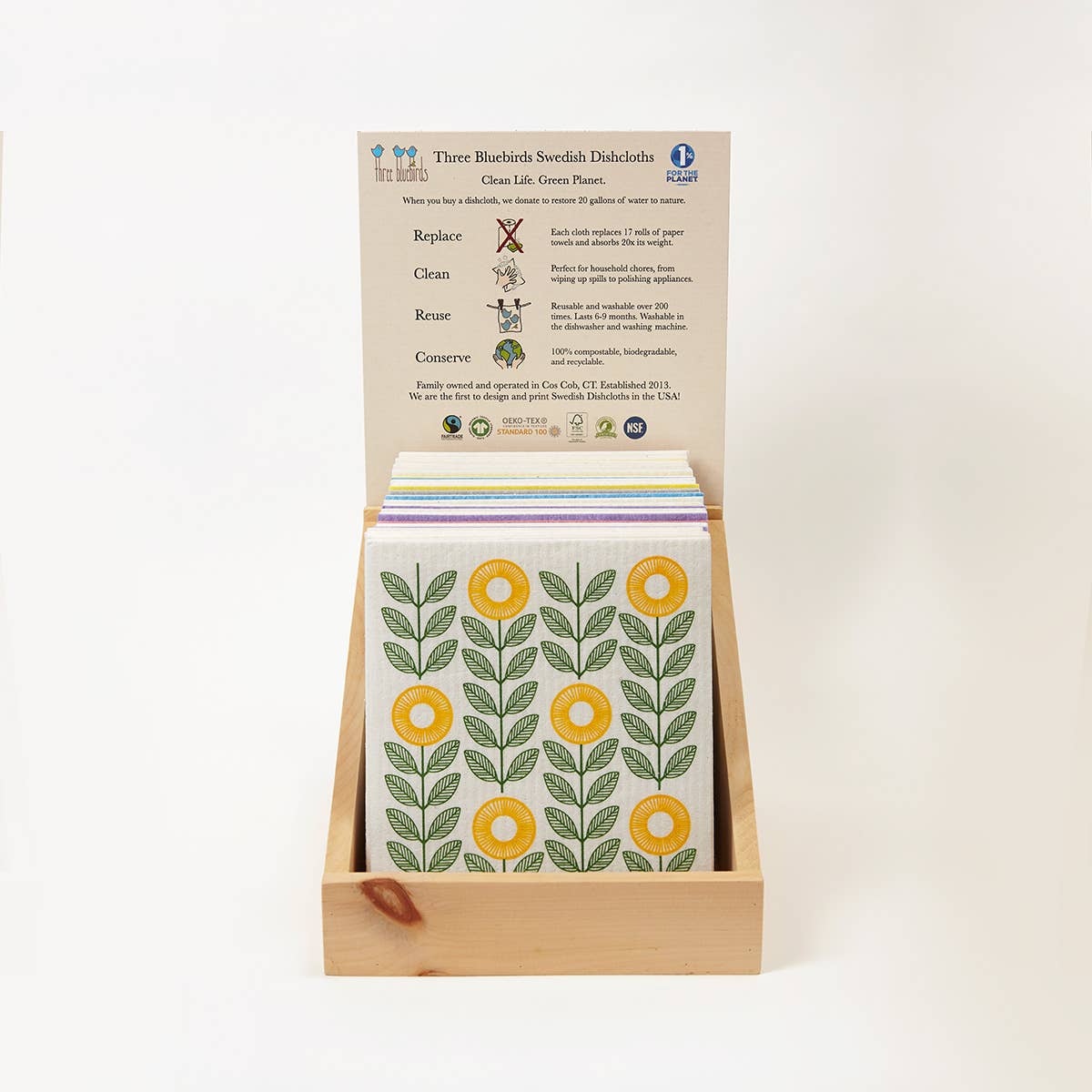 Playful Pup (Teal) Swedish Dishcloth – Potager Soap Co.