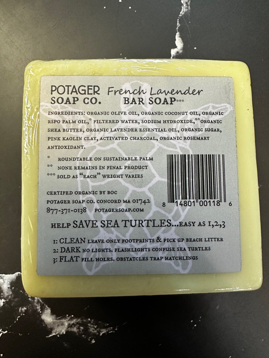 Sea Turtle Bar Soap - French Lavender – Potager Soap Co.